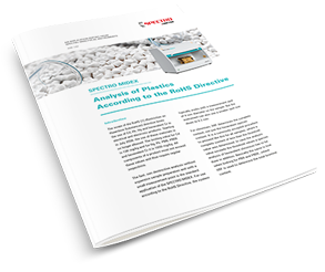 Analysis of Plastics Using EDXRF According to RoHS Directive