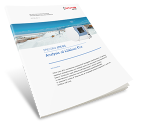Lithium Ore Analysis Using SPECTRO ARCOS ICP-OES With DSOI