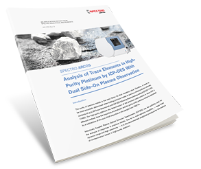 Analysis of Trace Elements in High-Purity Platinum by ICP-OES with DSOI